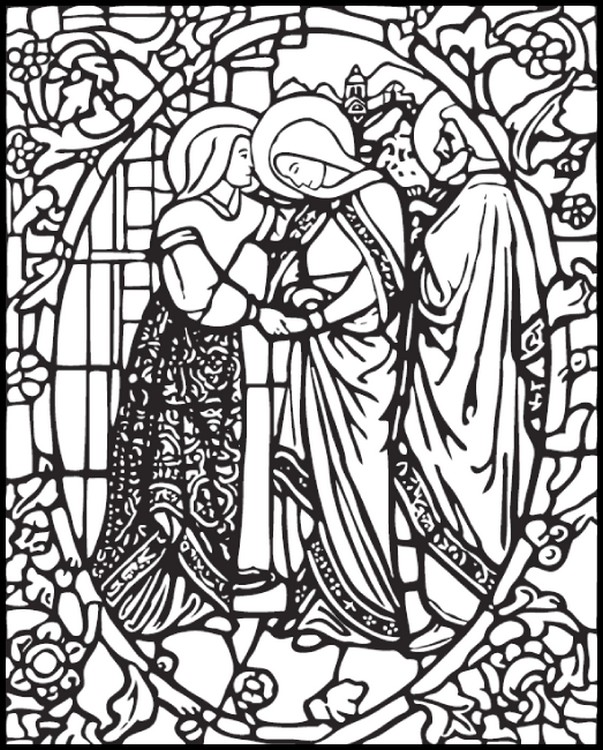 Coloriage Anti Stress Vierge Marie Visitation De La Vierge Marie | The ... Coloriage Anti Stress Vierge Marie Visitation De La Vierge Marie | The ...